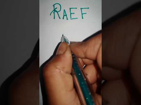 how to draw rafe name logo easy #shotrs #viralshorts #logo #rafe #name #art