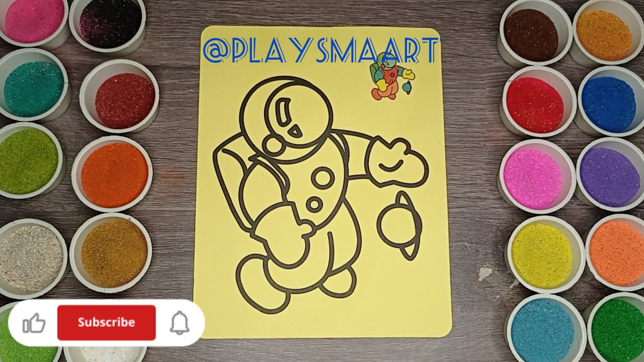 Astronaut coloring | tô màu phi hành gia | अंतरिक्ष यात्री रंग | 宇航员着色 | 宇宙飛行士の着色 | @playsmaart