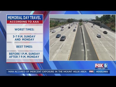 Best and worst times to travel on Memorial Day weekend
