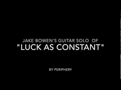 PERIPHERY- "Luck as a constant" guitar solo cover