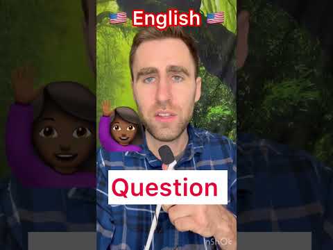 How to say “Question” in English 🇺🇸 #shorts