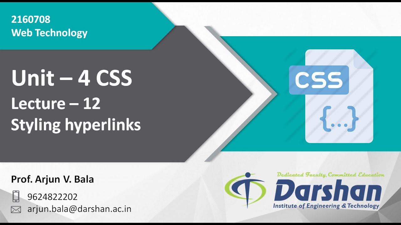 Unit 4: Styling Links in CSS