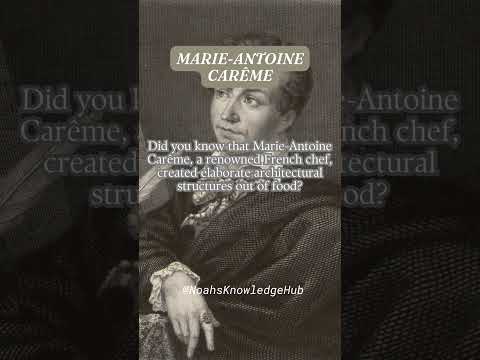 Did you know that Marie-Antoine Carême.. #marieantoinette #careme #french #chef #culinary #facts