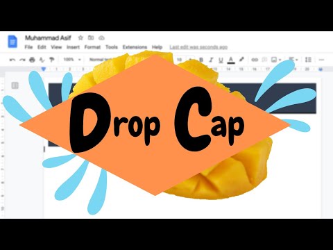 How to Create a Drop Cap in Google Docs