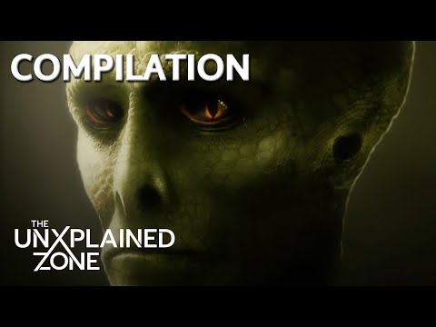Shocking Reptilian Humanoids SPOTTED on Earth *Compilation* | Ancient Aliens | The UnXplained Zone