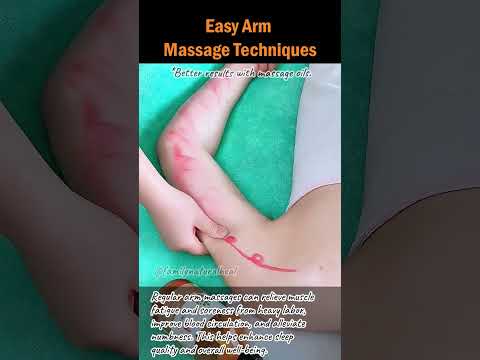 Easy Arm Massage Techniques #armmassage #fatiguerelief #stressrelief #holistichealth #armhealth