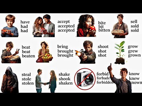 200+ Action Verbs (Part 2)| 200+ Verb Forms (1st, 2nd, 3rd)| V1, V2, V3 in English + Self -Test