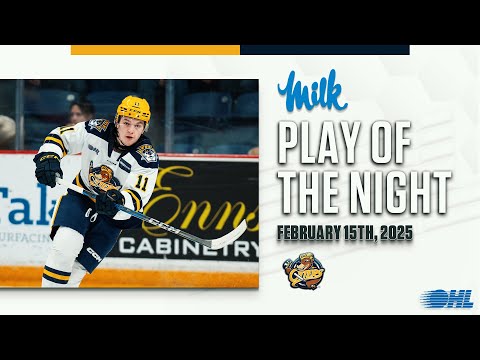 OHL Play of the Night presented by MilkUP: Edwards Gets Nifty Nifty Nifty!