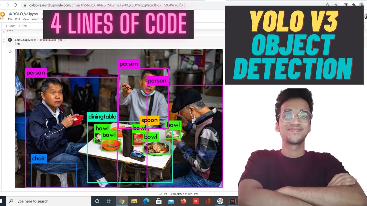 Object Detection With YOLO V3| Python Tutorial|