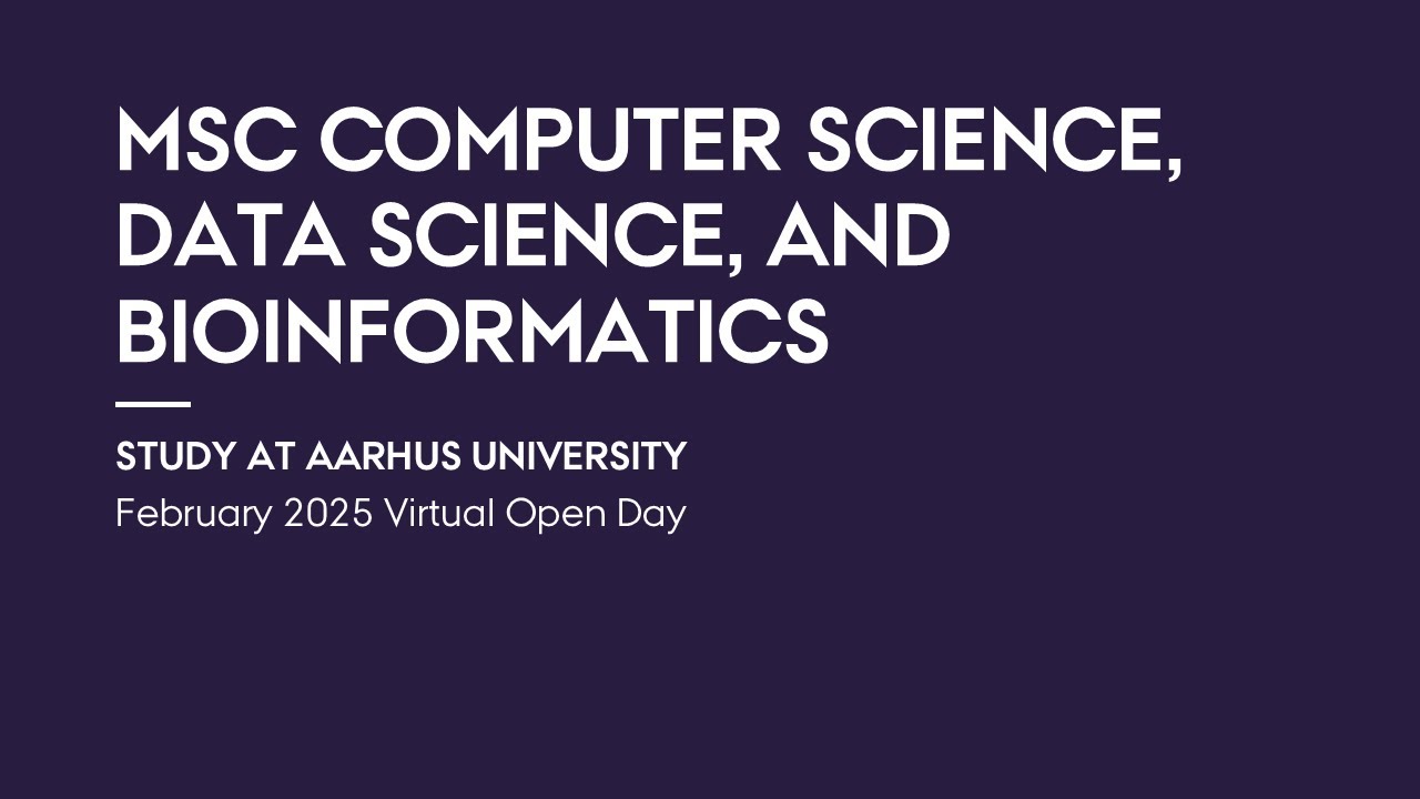 Master's degree programme in Computer Science