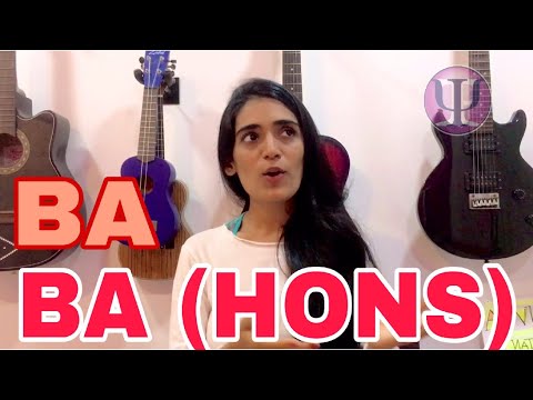 BA (HONS) vs BA : Whats the difference? - Jahnavi Pandya