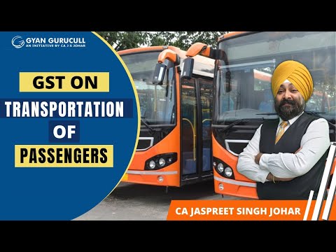 GST on transport of passengers