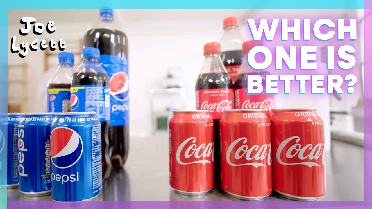 Coca Cola Vs Pepsi - You Can’t Say “They’re the Same” | Joe Lycett
