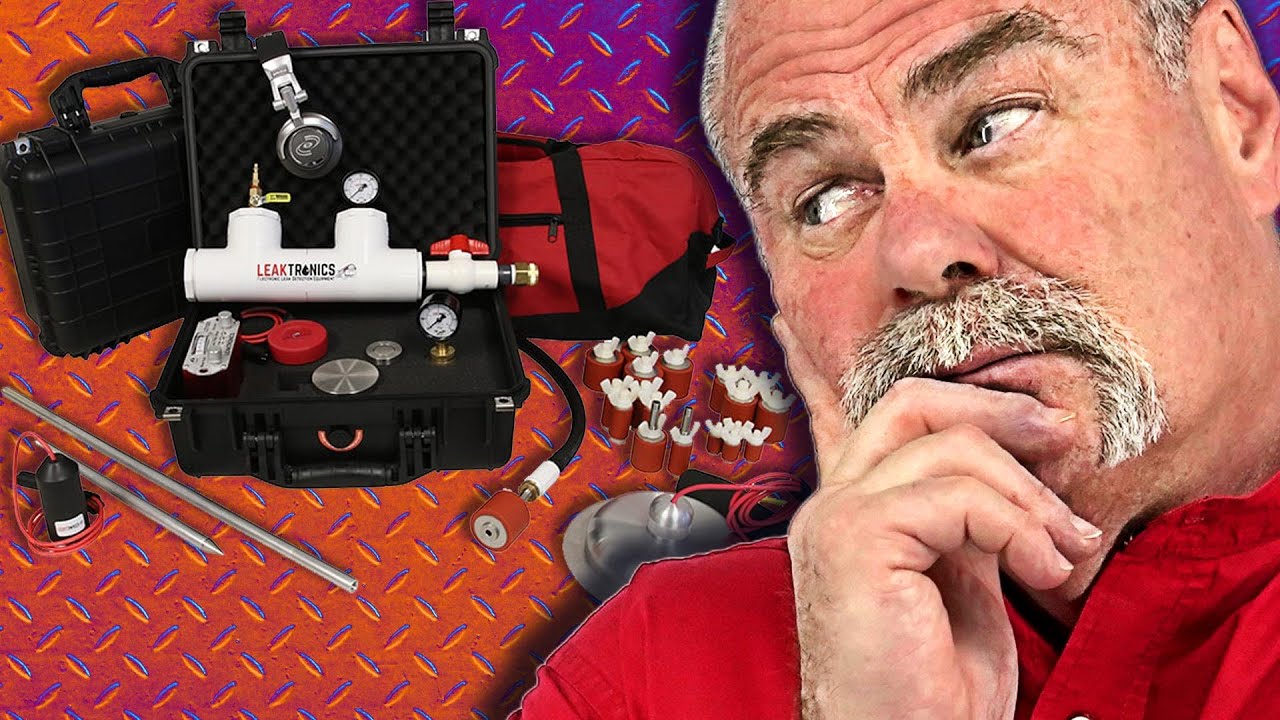 Leak Detection Equipment For Listening to LEAKING Water Lines