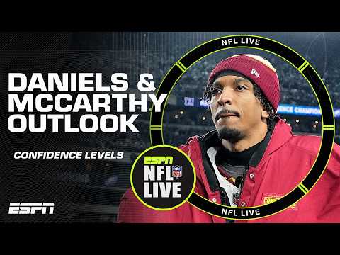Jayden Daniels and J.J. McCarthy confidence levels 🧐 | NFL Live