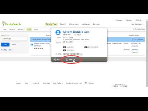 How to Merge Records on FamilySearch