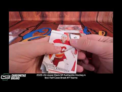 2023 24 Upper Deck SP Authentic Hockey 4 Box Half Case Break #7