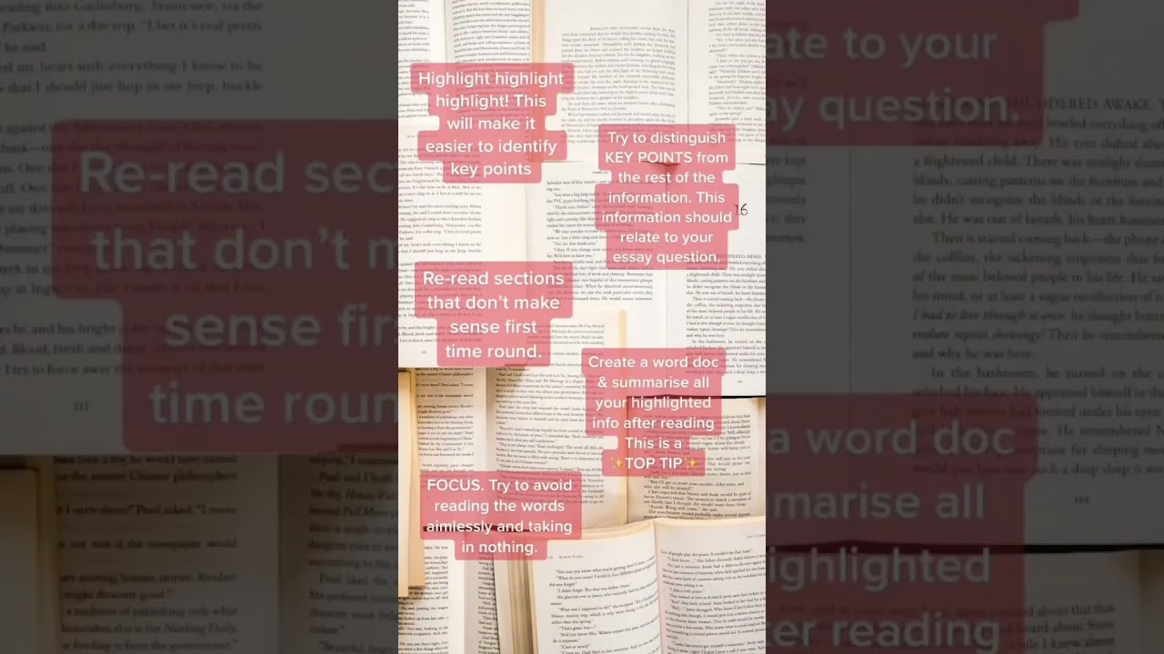 How to get through readings🙌🏼  #essaytips #essayhelp #assignmenthacks #researchpaper