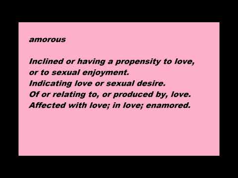 amorous meaning
