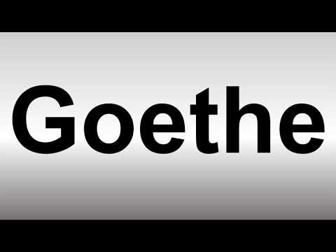 How to Pronounce Goethe