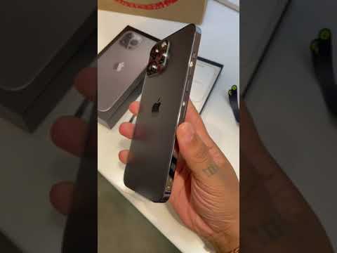 Apple iPhone 13 Pro Max Graphite Unboxing