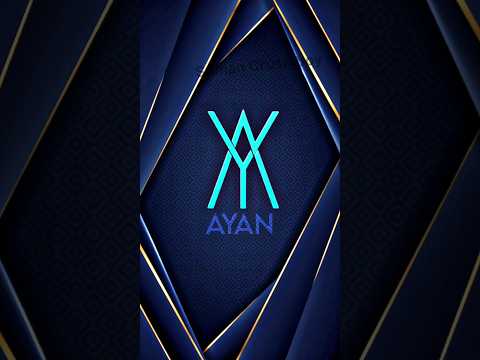Ayan Name Logo || Please Comment your Name 🫰 #logo #trending #shorts