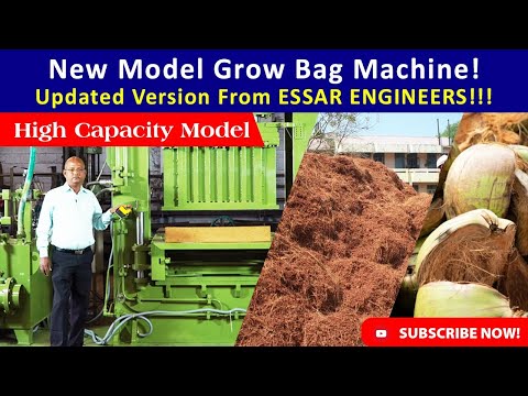 Coir Pith Grow Bag Making Machines at Best Price in India