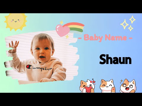 SHAUN | Shaun name meaning | Boy Name Meaning | The Lord is gracious, God’s gracious g (2023)