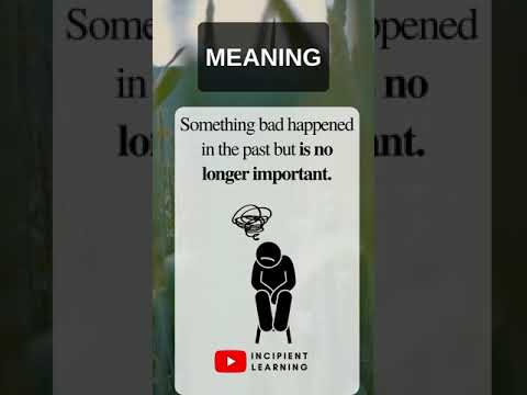 Water under the bridge | English Idioms #shorts