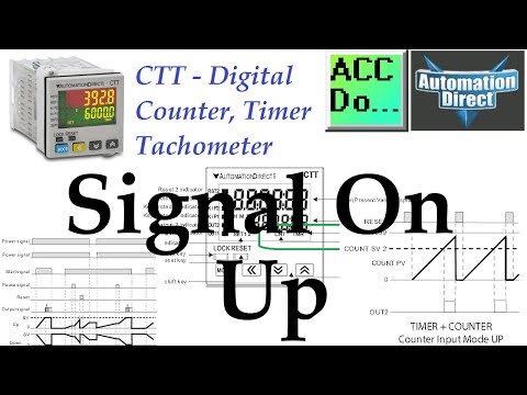 CTT Signal On Up - Counter Timer Mixed Modes
