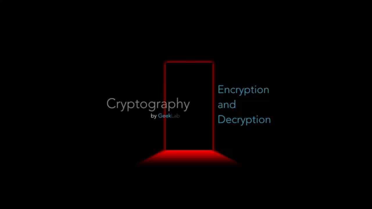 how to encrypt and decrypt a text or message (Cryptography)
