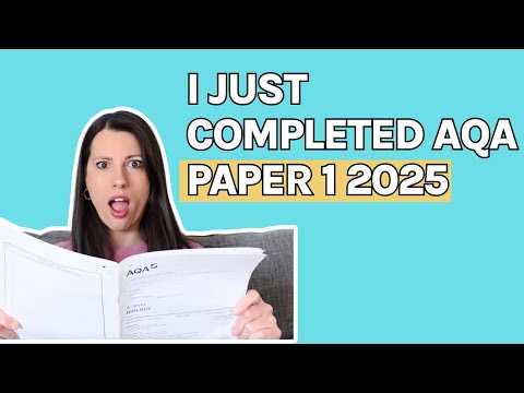 I completed paper 1 AQA Biology 2025 - here is what I thought....