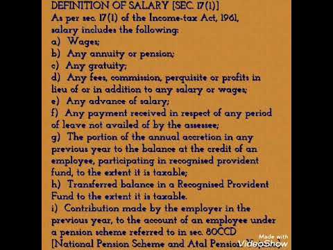 Definition of SALARY