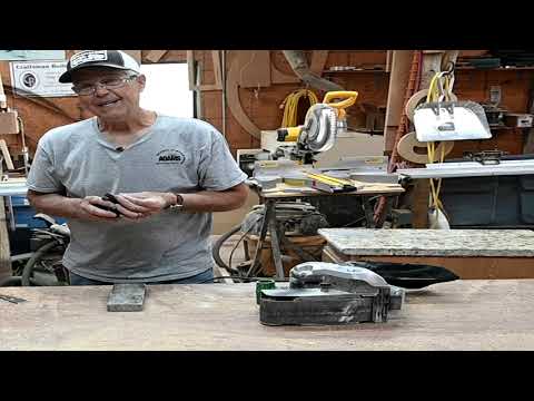 Sharpening tools on the jobsite