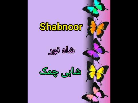 Shabnoor name meaning in urdu 🍁 #viral #name
