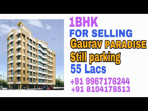 1 BHK FOR SELLING RAVI GAURAV PARADISE WITH STILL PARKING @ 55 LACS MIRA ROAD