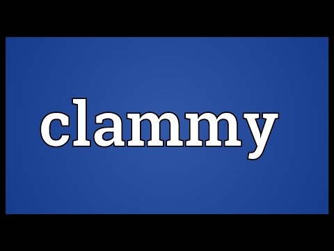 Clammy Meaning