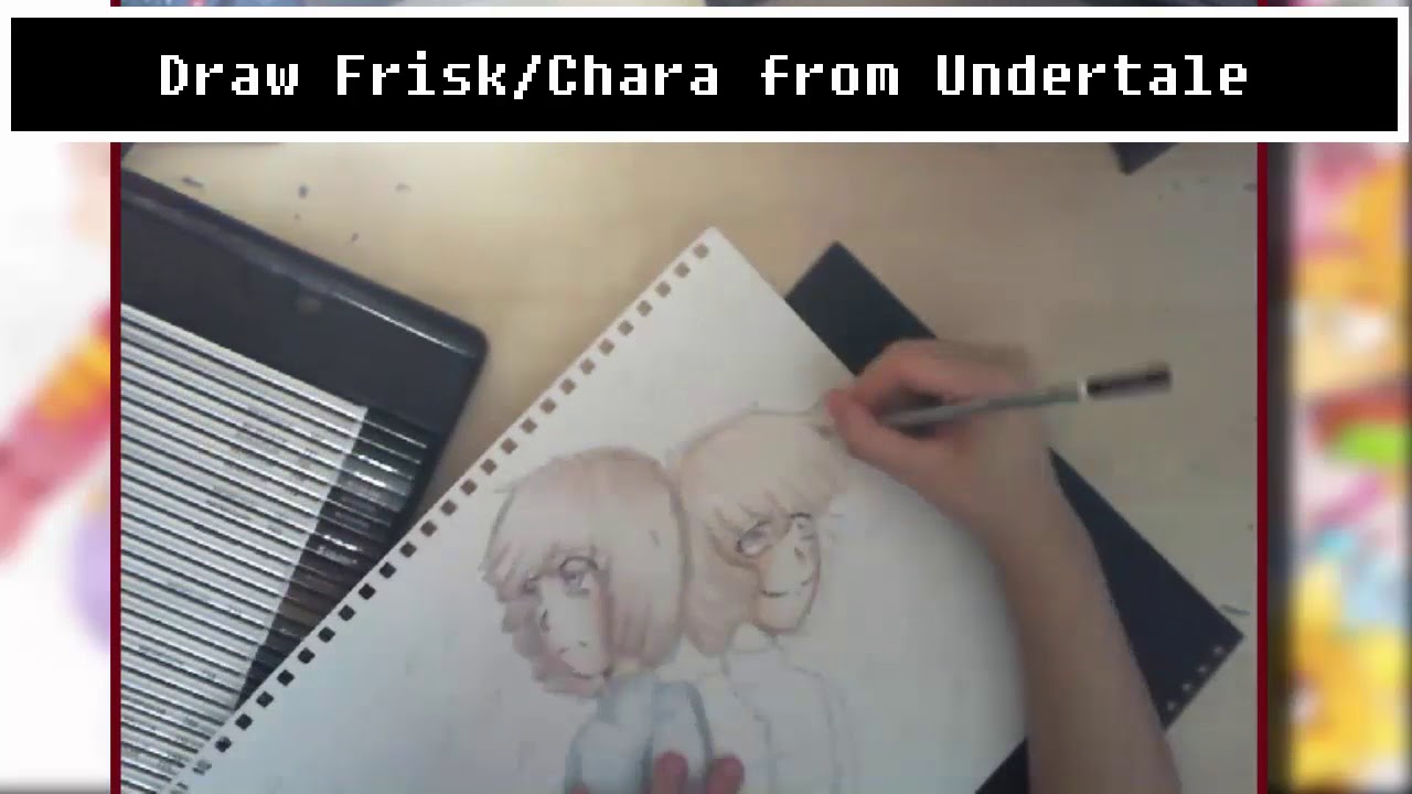 SpeedDraw - Undertale Frisk and Chara  [#1]