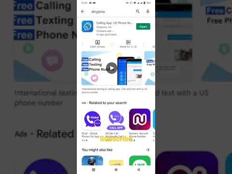 Free Phone calls & sms through internet || Dingtone app