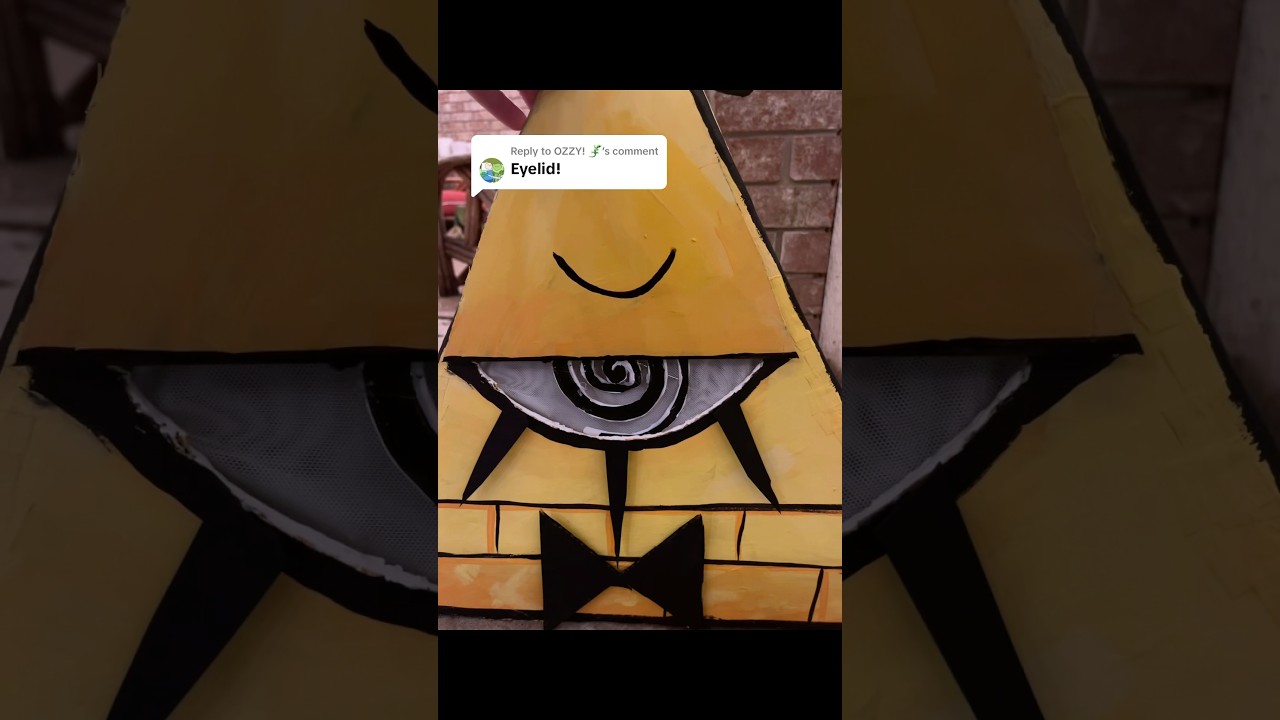 Bill is a fem queen 💅 #billcipher #cosplay #gravityfalls #gravityfallscosplay #billciphercosplay