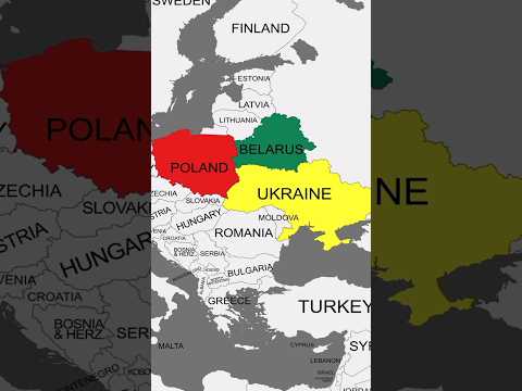 Map of eastern European country.#shortvideo #geographythroughmaps #europe