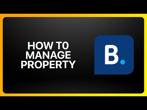 How To Manage Property On Booking.com Tutorial
