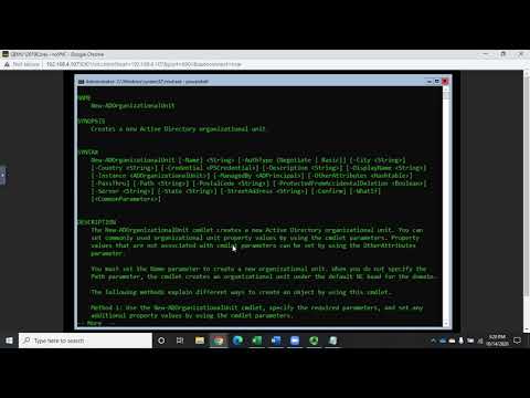 Creating and moving AD accounts to OUs in PowerShell default