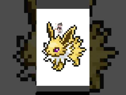 Make a Jolteon Out Of Pixels! | Pixel Art Tutorial