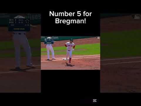 Alex Bregman’s first inning tank against the Mariners! #mlb #baseball #redsox #sports #shorts