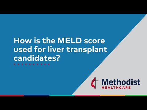 How is the MELD score used for liver transplant candidates?
