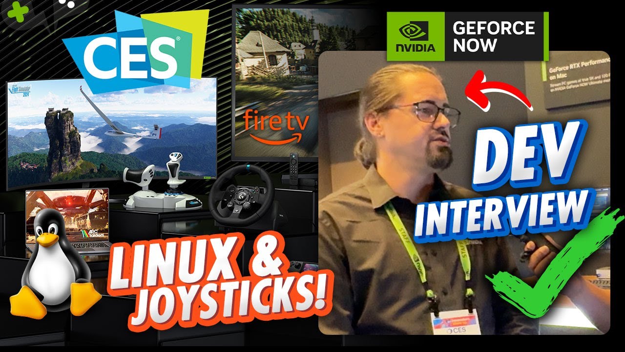 GeForce NOW CES 2026 Linux, FIRE TV, & Joystick Support + Dev Update!
