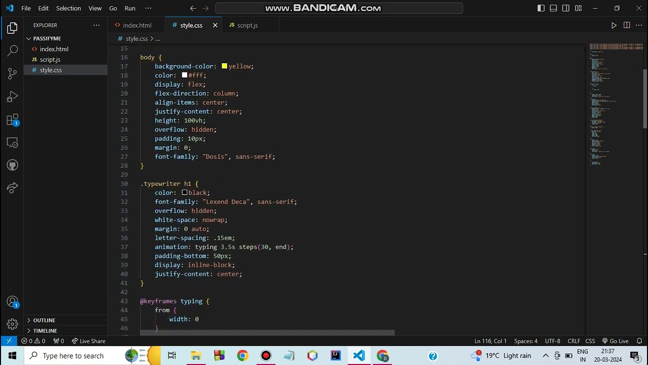 PassifyMe | Random Password Generator | Web App | Frontend Dev Projects | HTML | CSS | JavaScript