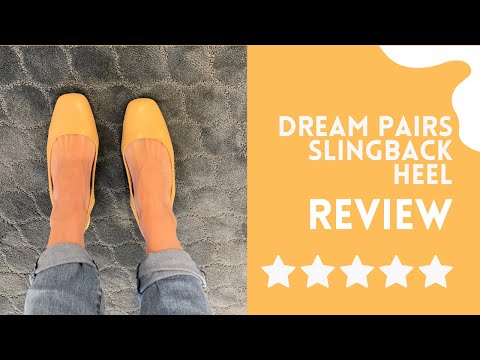 Review of the Dream Pairs Women's Slingback Heels