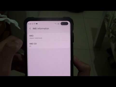 Samsung Galaxy S10 / S10+: How to View IMEI SV